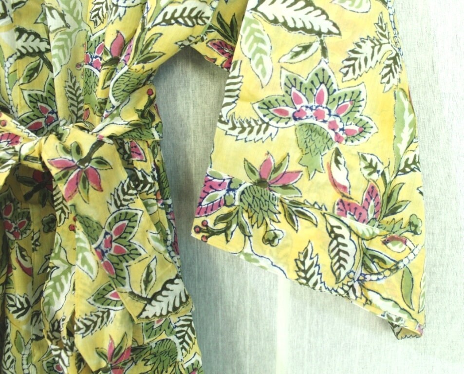 100% Cotton Kimono Robes Pure Cotton Kimono Cotton Kimono - Etsy