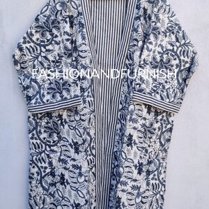 Reversible Kimono, Three Layer Robe, Embroidery Robes, Quilted Kimono ...
