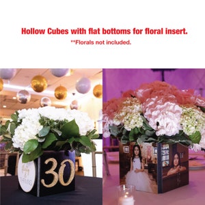 Custom Graduation Photo Cube Gift Centerpiece for Party Event Decor - Etsy