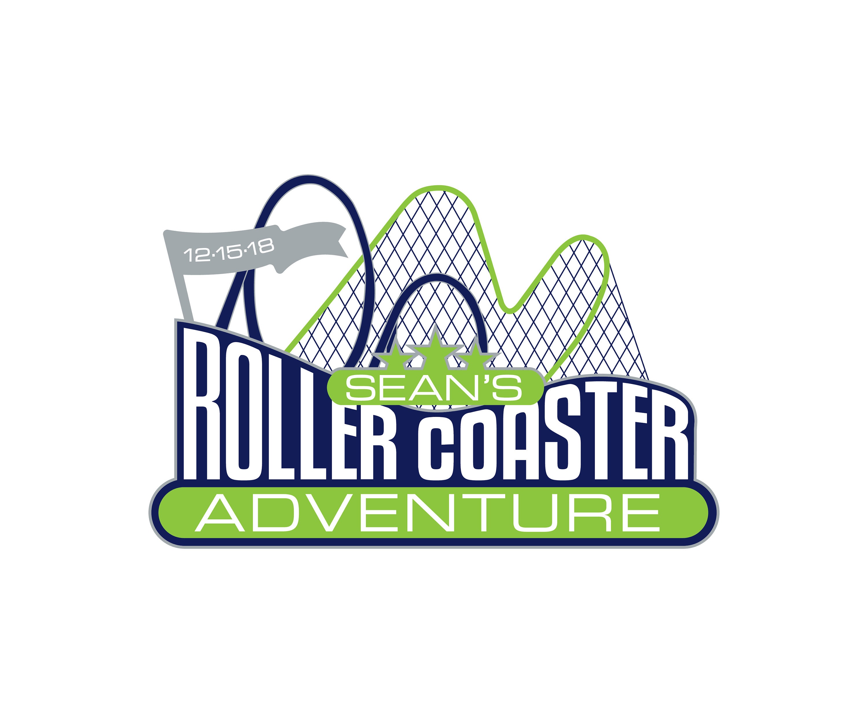 Customizable Roller Coaster Themed Logo - Etsy