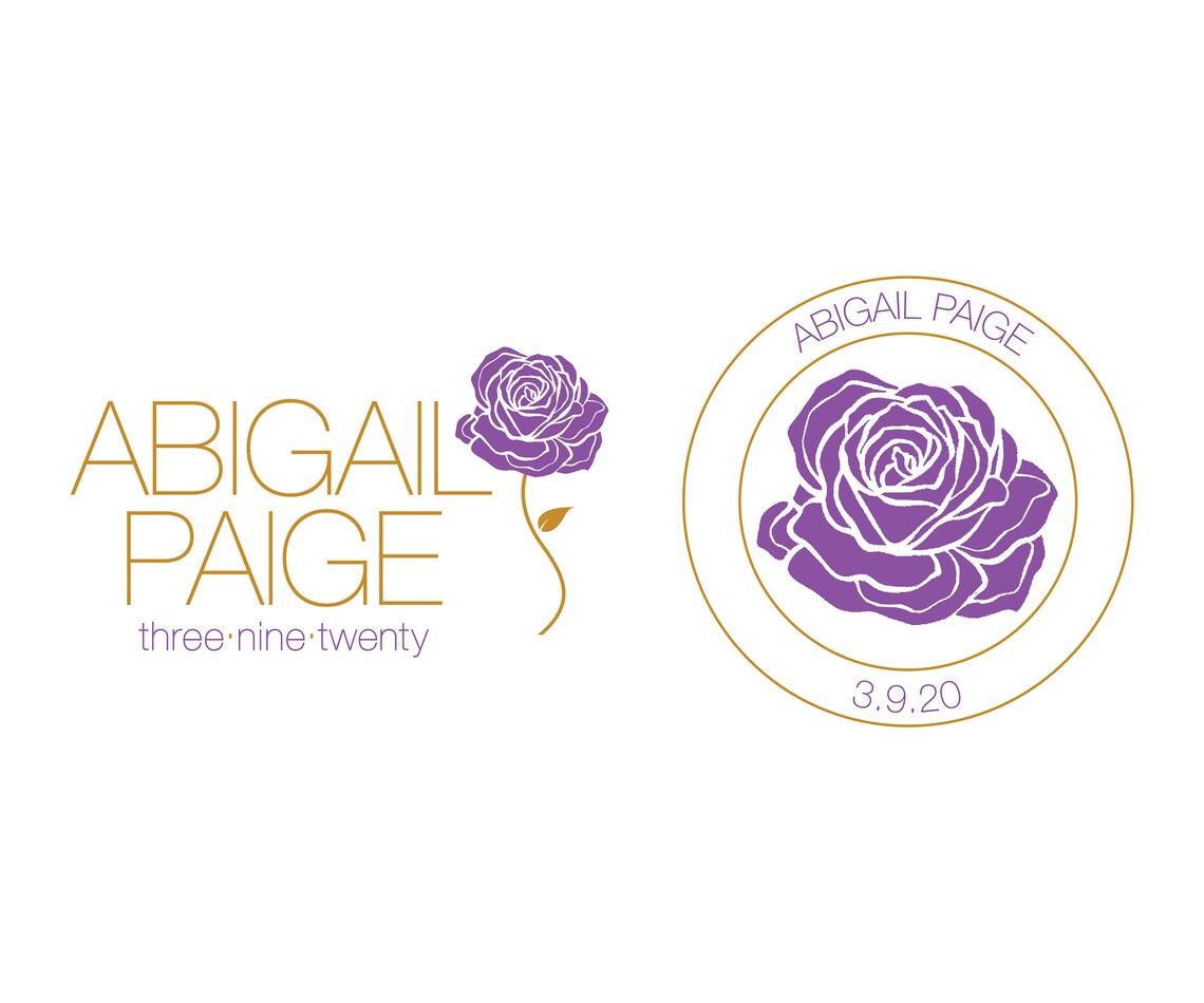 Customizable Rose Logo Set - Etsy