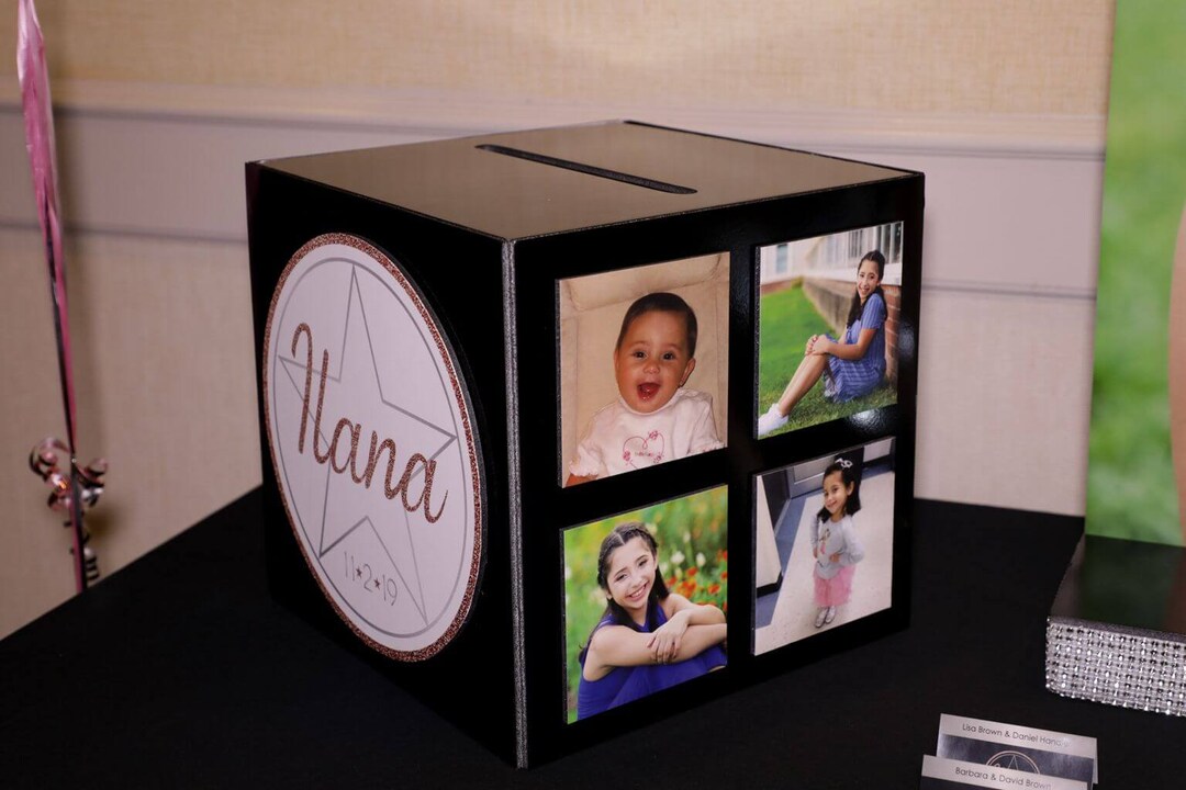 Star Themed Bat Mitzvah Gift Card Box - Etsy