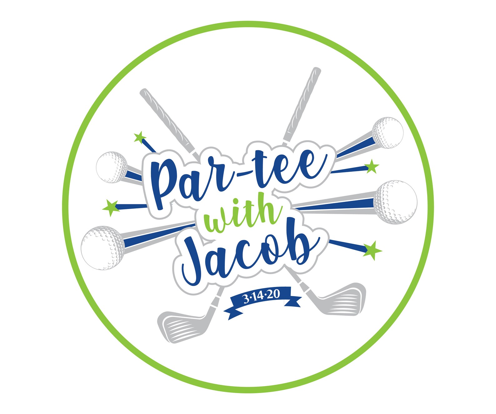 Customizable Golf Themed Logo - Etsy