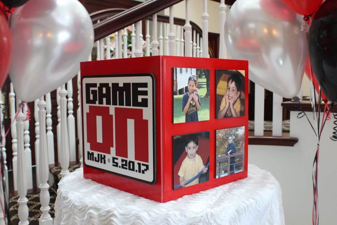 Video Game Gift Card Box for Bar Mitzvah, Boy Birthday - Etsy