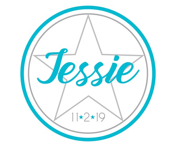Star Themed Bat Mitzvah Logo - Etsy