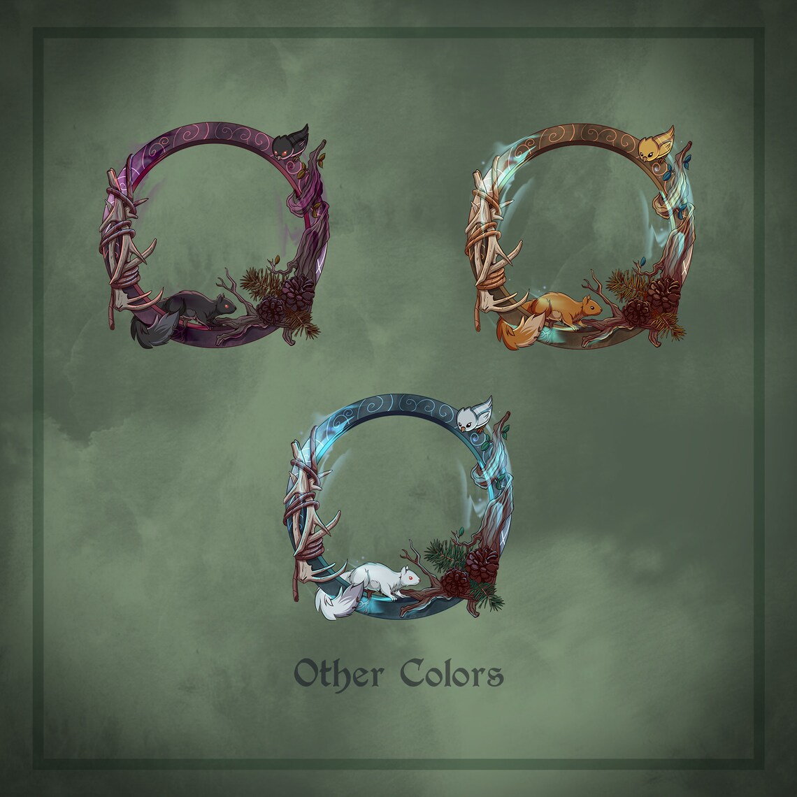 Druid D&D Token Frame/digital Token/tabletop/dungeons and - Etsy