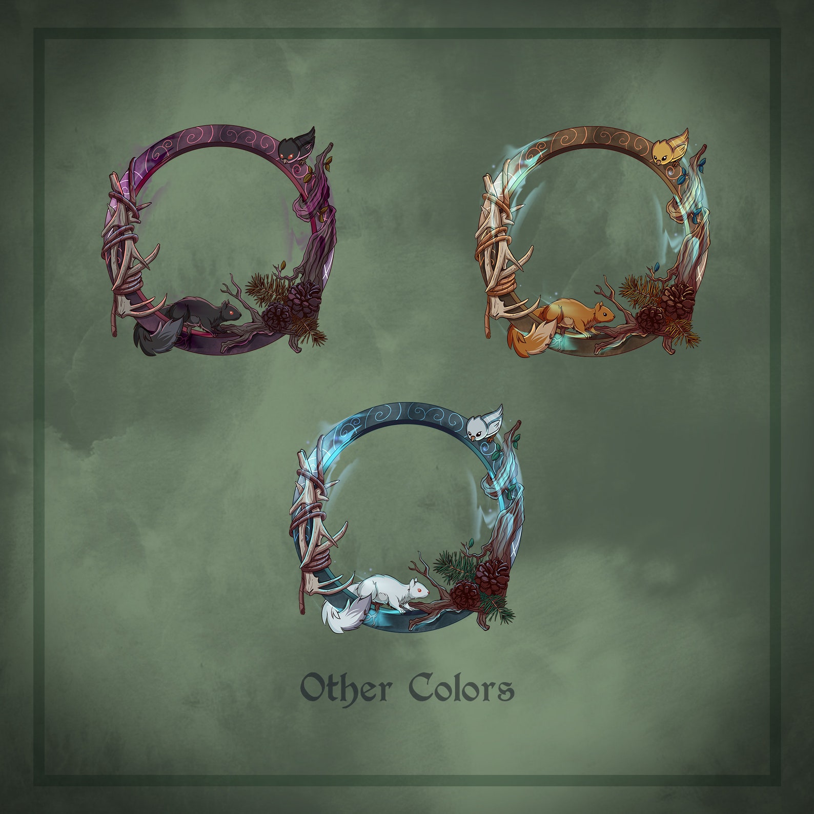 Druid D&D Token Frame/digital Token/tabletop/dungeons and - Etsy