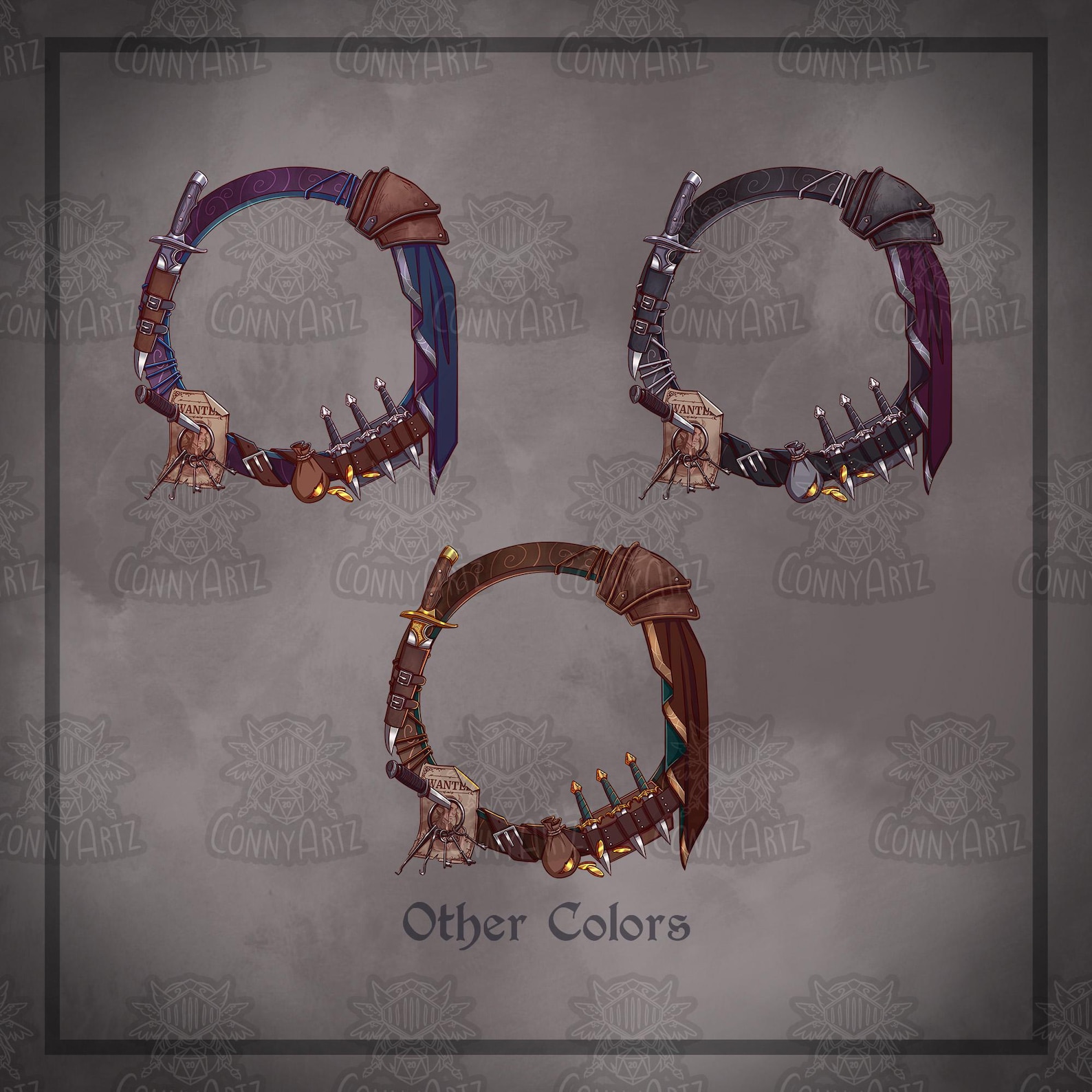Rogue D&D Token Frame/digital Token/tabletop/dungeons and Dragons ...