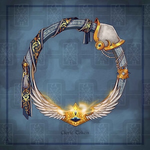 Cleric D&D Token Frame/digital Token/tabletop/dungeons and Dragons ...