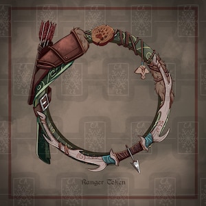 Ranger D&D Token Frame/digital Token/tabletop/dungeons and Dragons ...