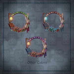 Wizard D&D Token Frame/digital Token/tabletop/dungeons and Dragons ...