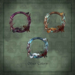 Druid D&D Token Frame/digital Token/tabletop/dungeons and Dragons ...