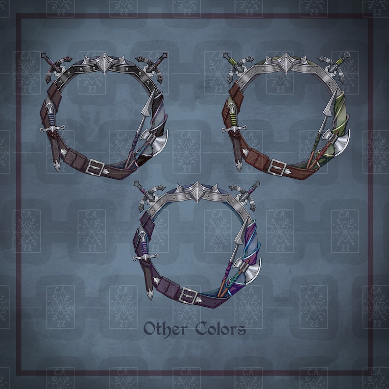 Fighter D&D Token Frame/digital Token/tabletop/dungeons and Dragons ...