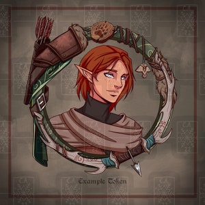 Ranger D&D Token Frame/digital Token/tabletop/dungeons and Dragons ...