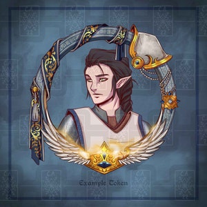 Cleric D&D Token Frame/digital Token/tabletop/dungeons and Dragons ...