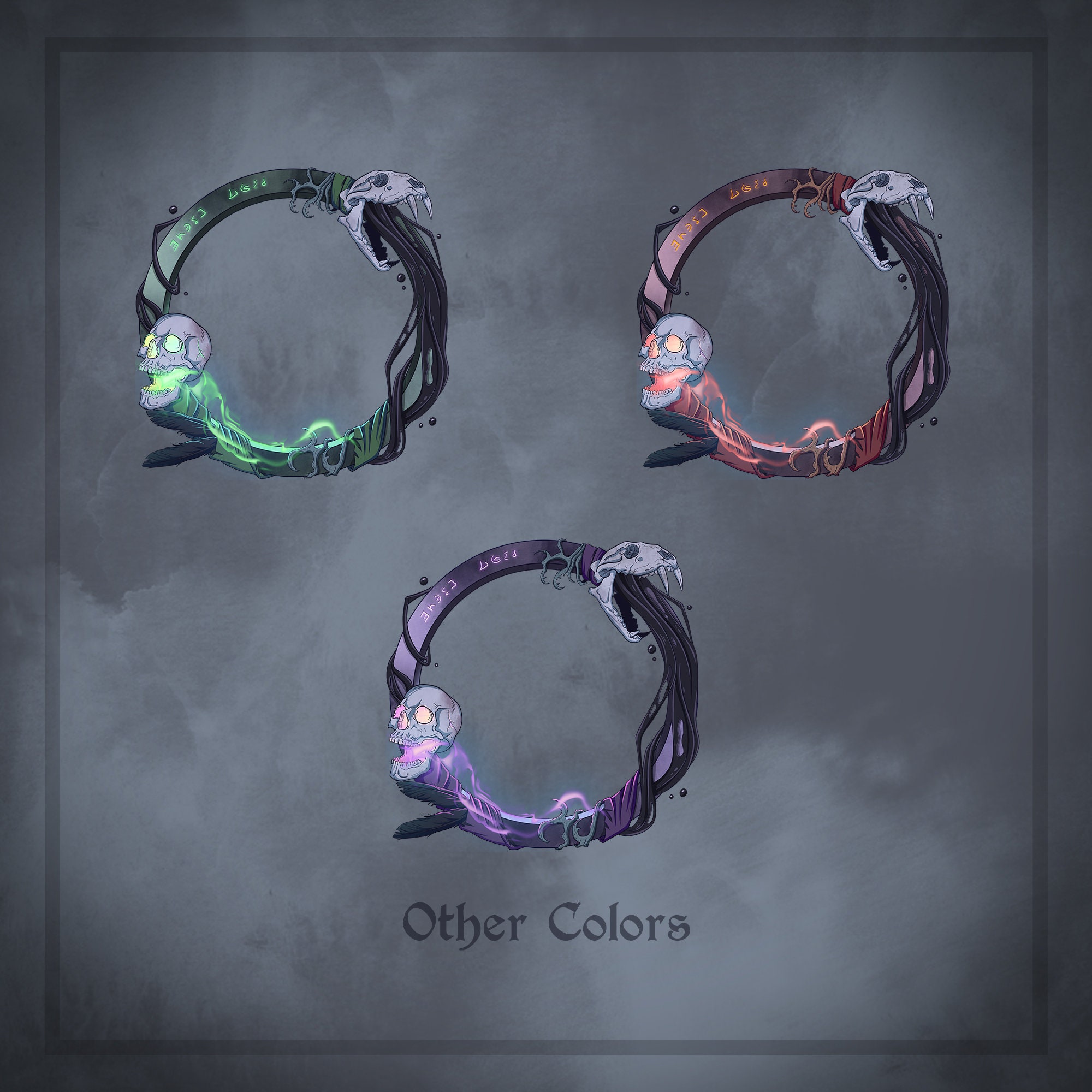 Necromancer D&D Token Frame/digital Token/tabletop/dungeons - Etsy Canada