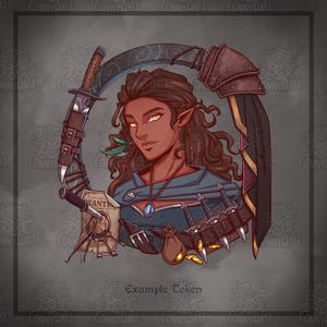 Rogue D&D Token Frame/digital Token/tabletop/dungeons and Dragons ...