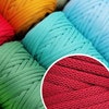 6-7 Mm Polyester Rope 45-50 Meters 1 KG Braided Polyester Rope for ...