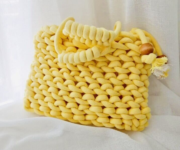 6.0mm Chunky Braid Cotton Cord Macrame Rope Bag Making Rope 50yards a ...