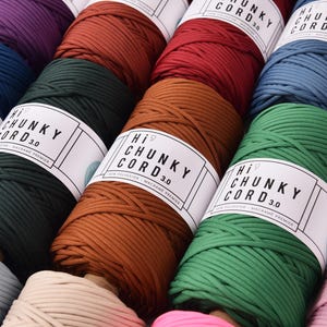 3MM Lightweight Polyester Braid Rope Chunky Polyester String 100meters ...