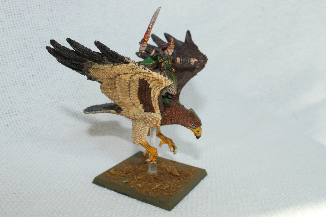 Warhammer Fantasy Wood Elf Lord on Eagle - Etsy