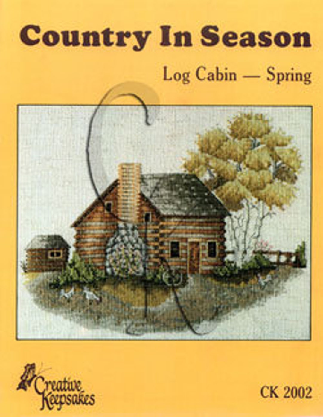 Country in Season, Log Cabin, Spring - Etsy