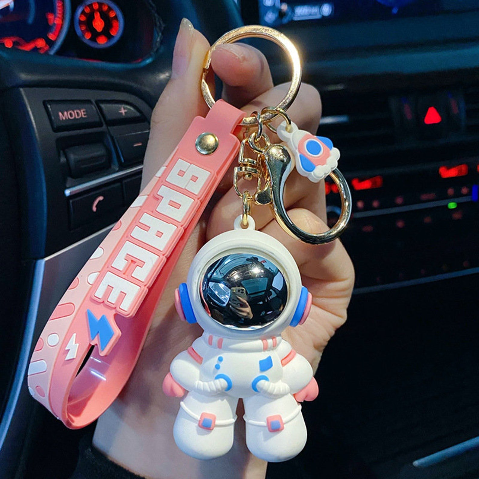Cool Astronaut spaceman Dripping Delicate Keychain Friends - Etsy