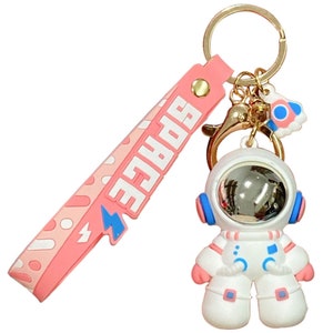 Cool Astronaut Spaceman Dripping Delicate Keychain - Etsy