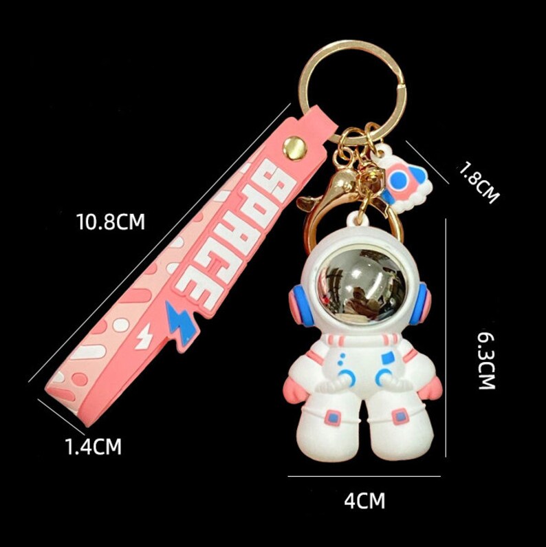 Cool Astronaut spaceman Dripping Delicate Keychain Friends - Etsy