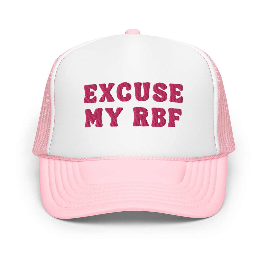 Excuse My RBF Embroidered Funny Foam Trucker Hat - Etsy
