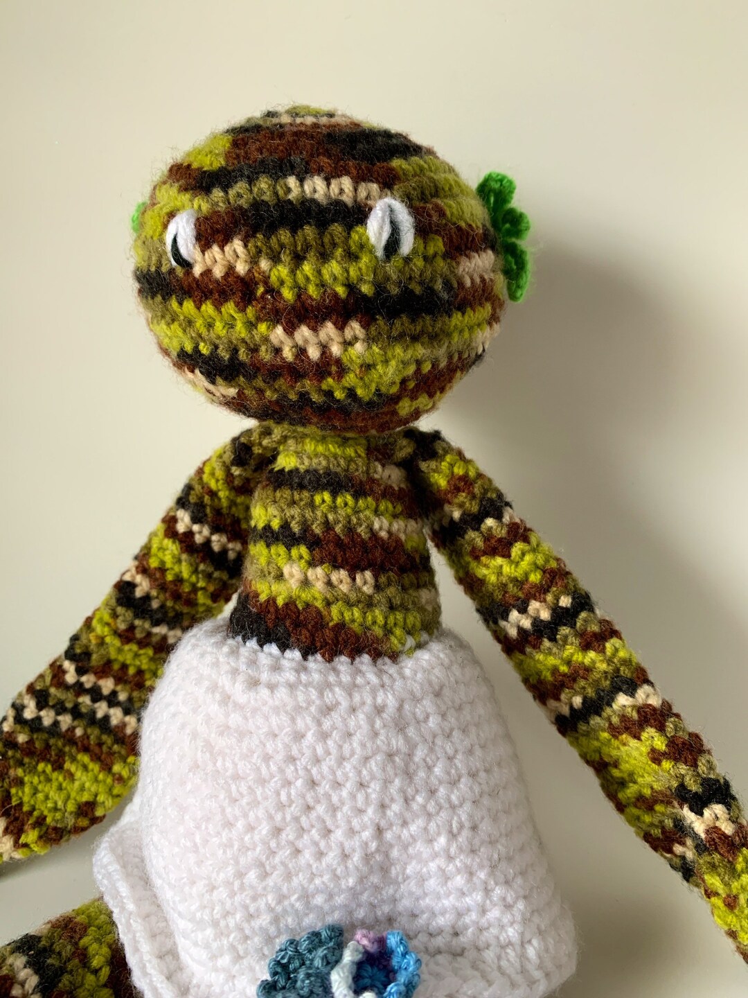 Großes gehäkeltes Monster Stofftier/ gehäkeltes Monster/ gehäkeltes ...