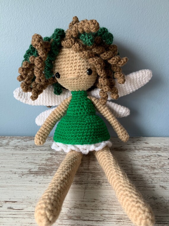 Fairy/stuffed Fairy Doll/fairy/amigurumi Fairy/handmade | Etsy