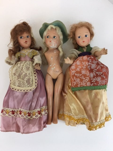 Antique Composition Dolls - Etsy