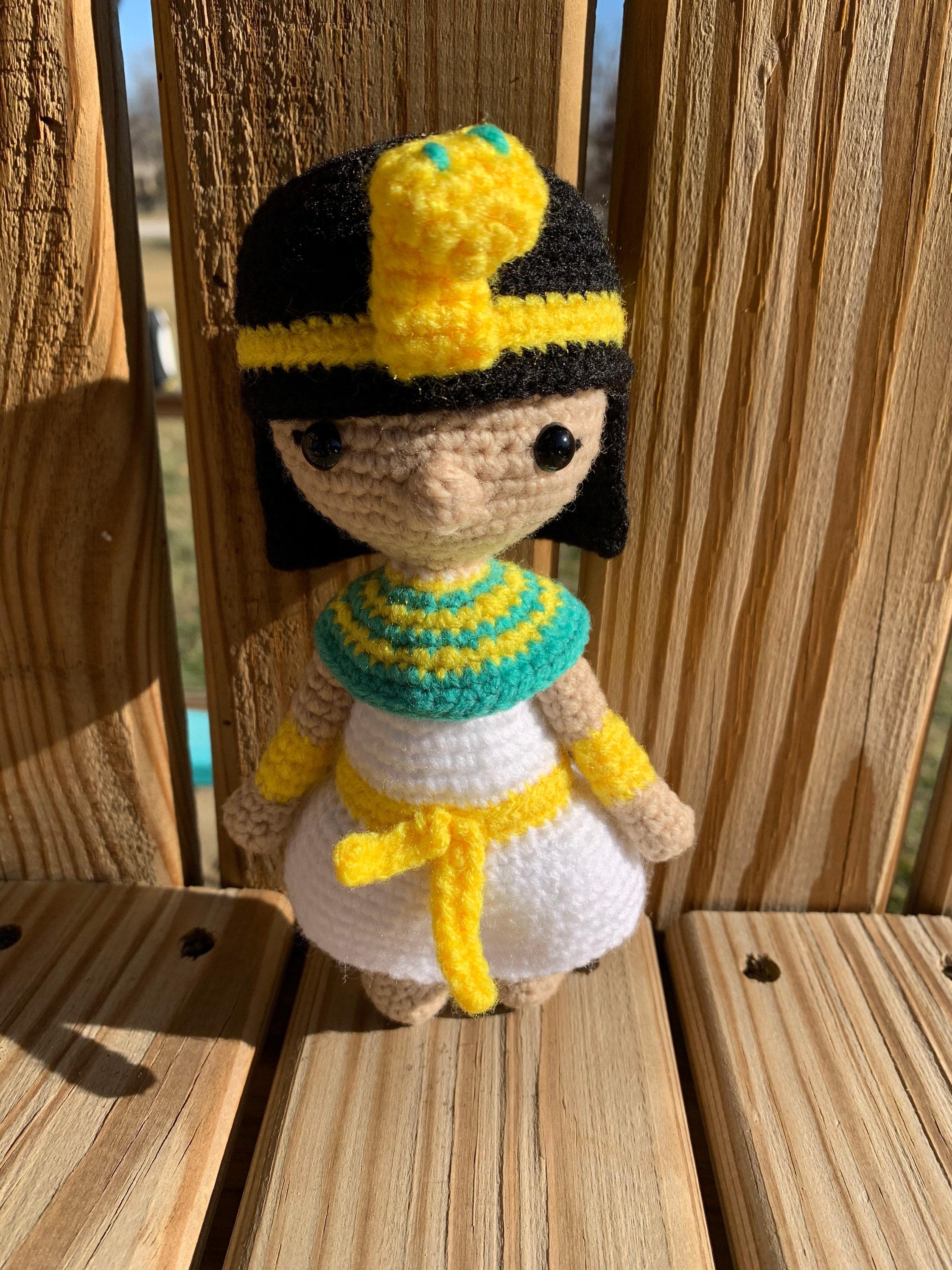 Cleopatra Doll/amigurumi Doll/famous Women/stuffed Toy/handmade Doll - Etsy