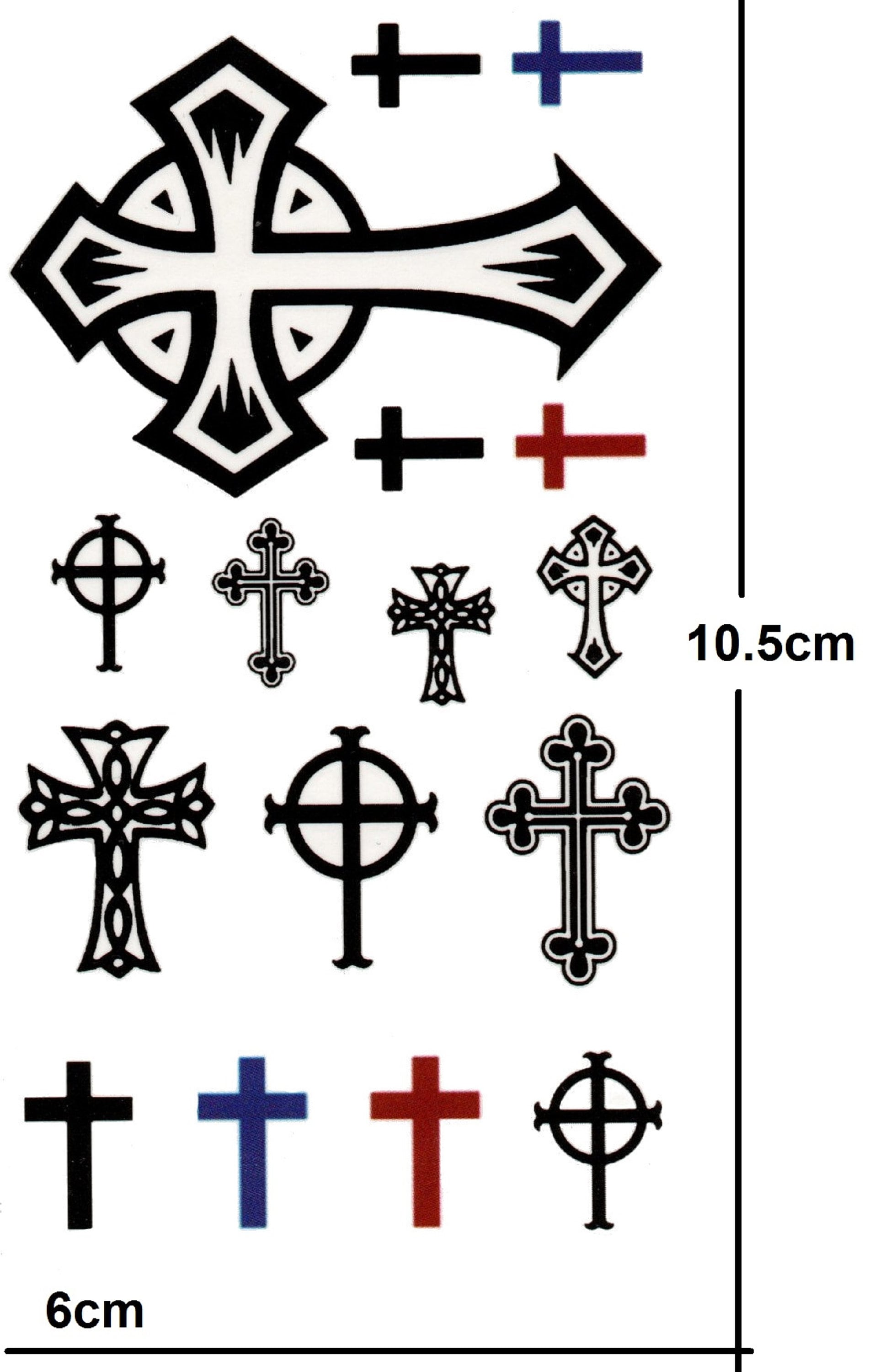 Gothic Cross Tattoo Designs For Men