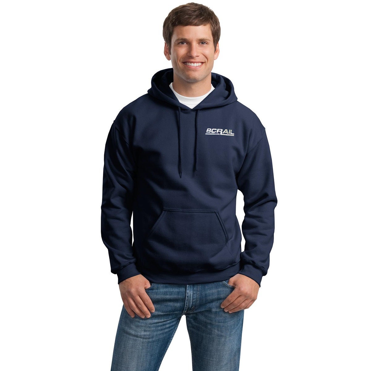 CN - BC Rail New Logo, British Columbia Railway, Pullover Green Hoodie ...