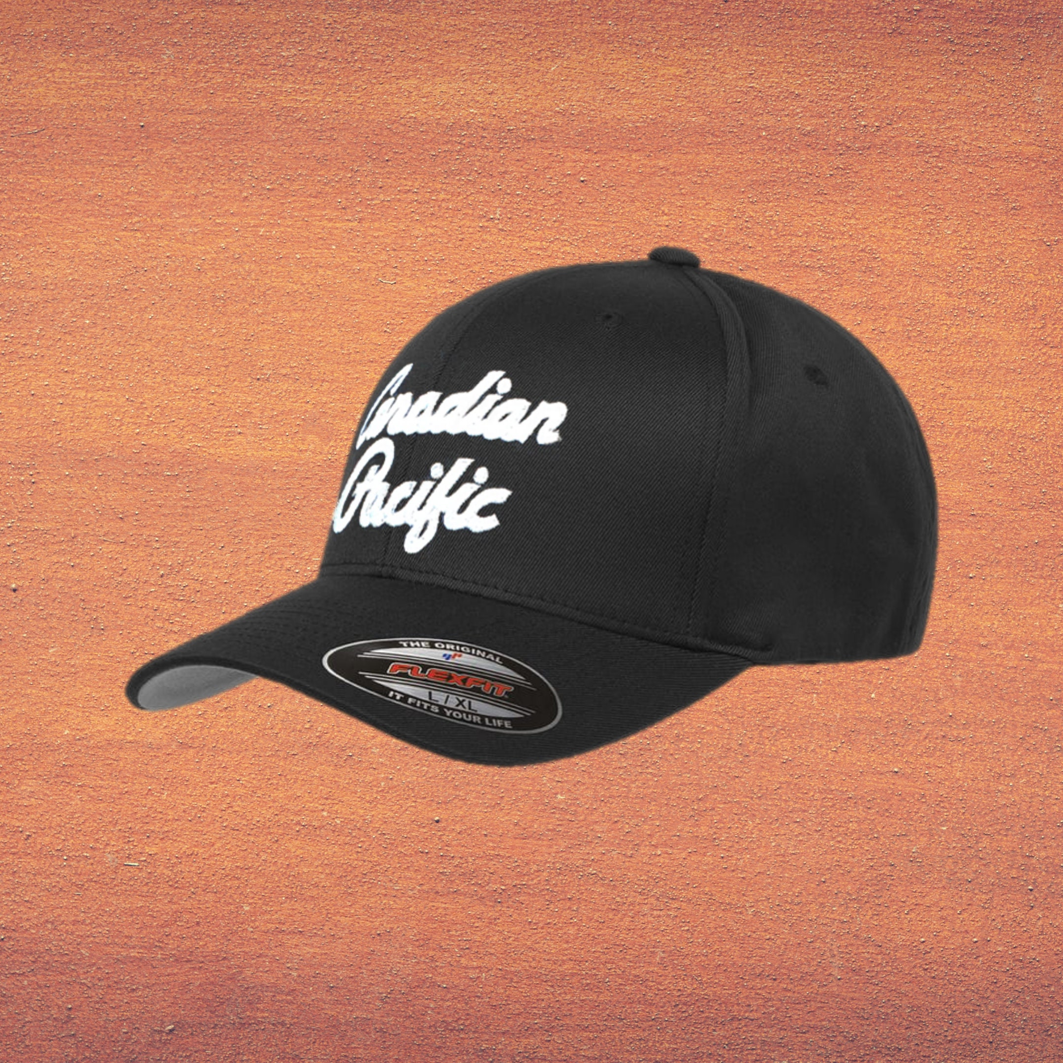 Canadian Pacific Script 1960's White Lettering - Black Flexfit Cap - Etsy