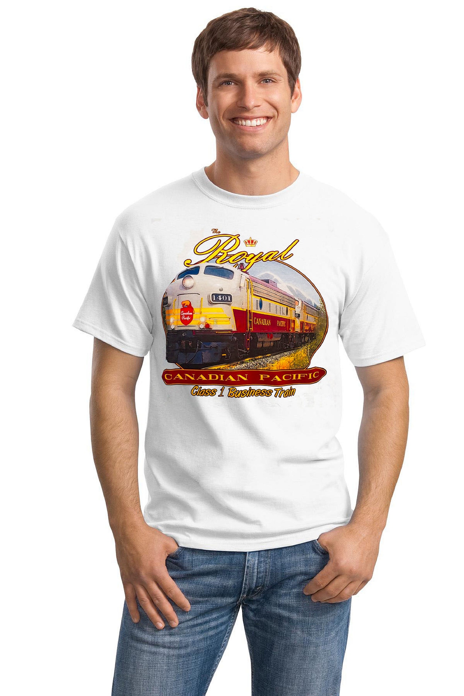 Royal Canadian Pacific, RCP Business Train White Shirt, Train Lover Tee ...