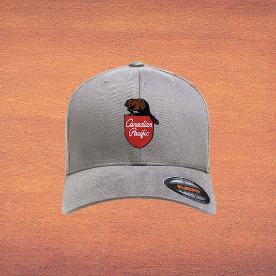 Canadian Pacific 1960'S Beaver Shield Flexfit Cap Light - Etsy