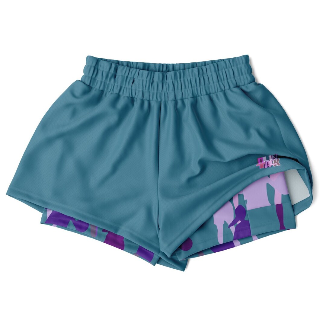 Girl's 2in1 Basketball Shorts Duntalk handles Workout Shorts, Track ...