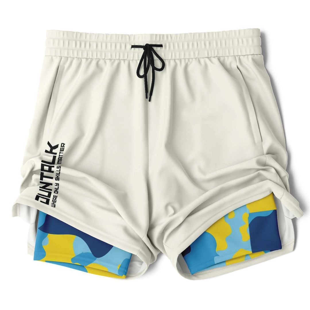 Basketball Shorts 2 in 1 Duntalk bench Mob Camo Street Ball Player ...