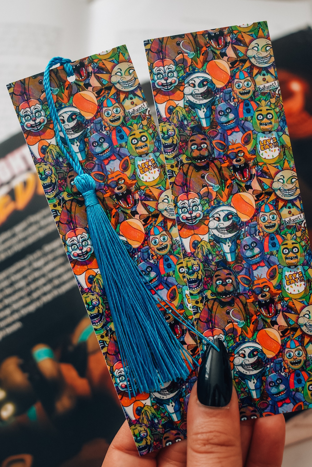 FNAF Bookmark , Boys Bookmark , Teen Bookmark , Australian Handmade ...