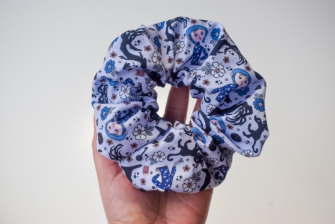 Retro , Fun , Button Eye , Coraline , Scrunchie - Etsy