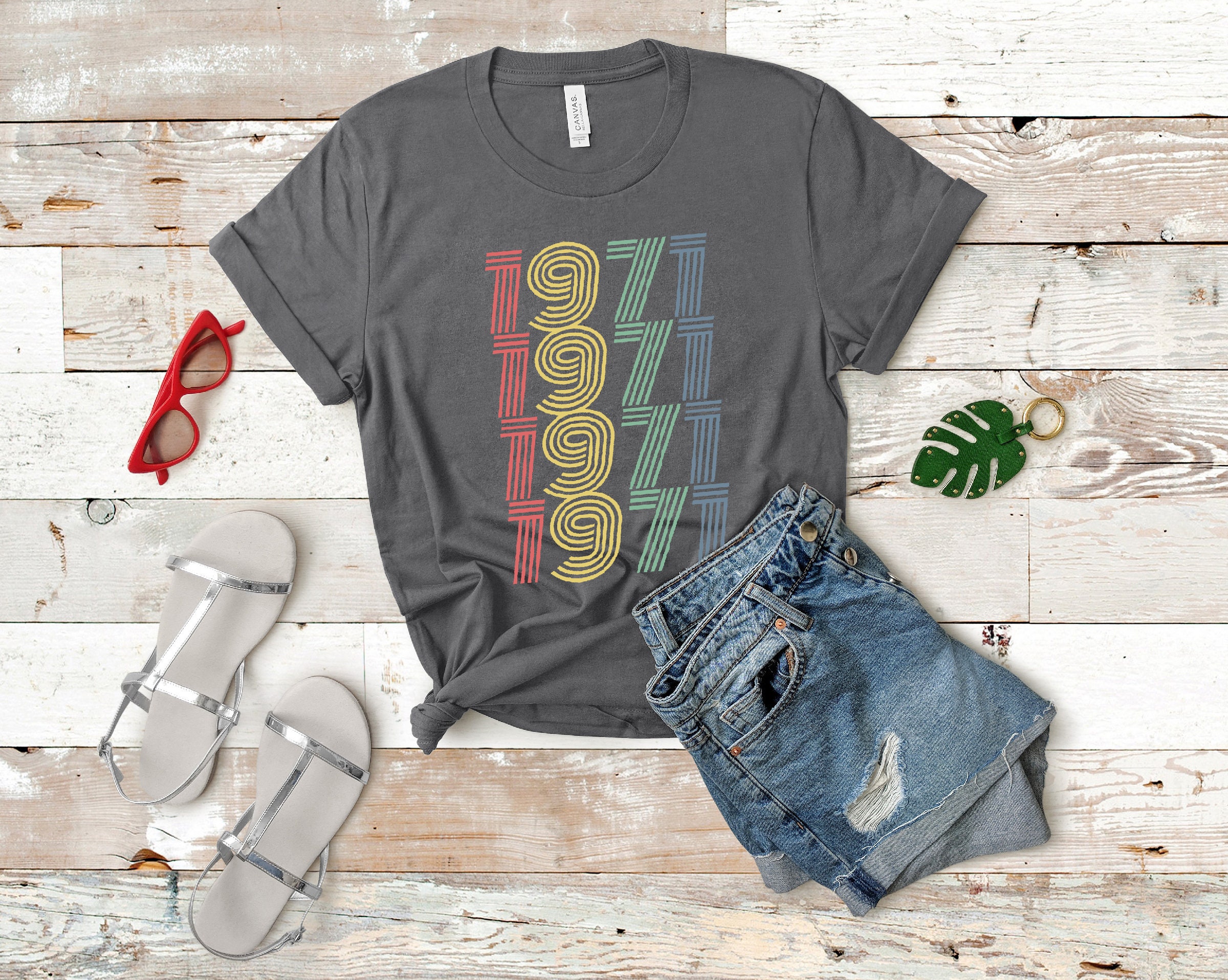 1971 T-shirt 1971 Birthday T-shirt 1971 Tshirt Retro Shirt 52 Birthday ...