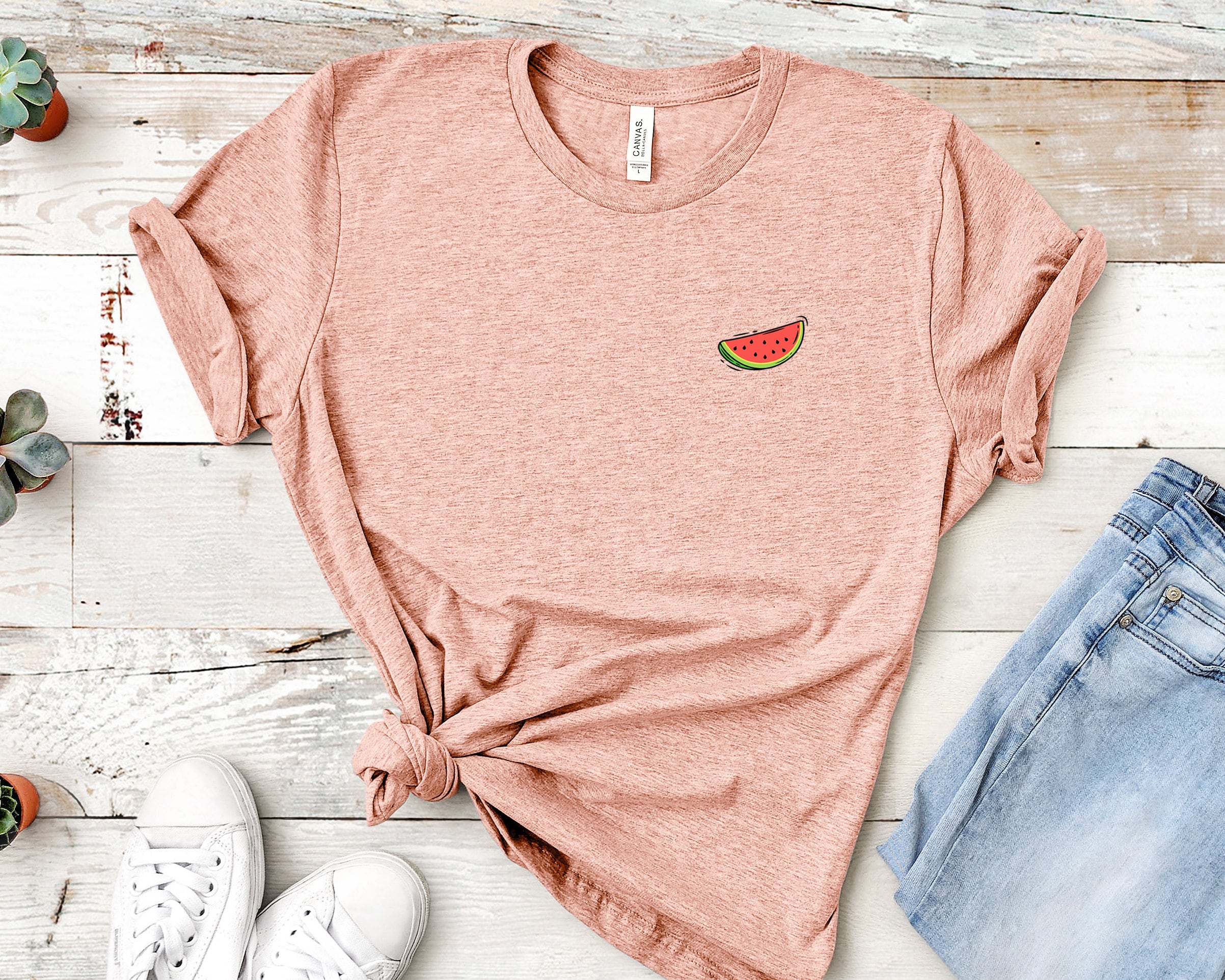 Watermelon Shirt Watermelon Rasta T-shirt Watermelon Custom T Shirt ...
