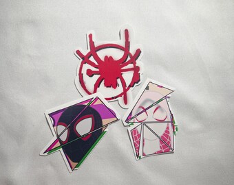 Spider-man Across the Spider Verse Stickers - Etsy