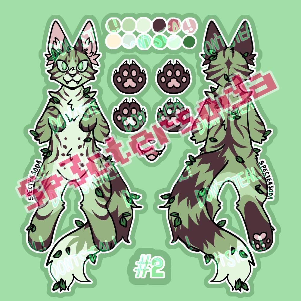 Feline Adopts Furry Cat Fursona Adopt - Etsy