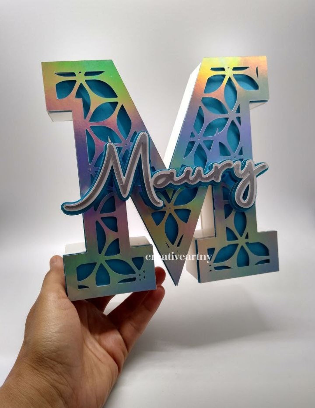 Custom 3D Letter, 3D Letter, Personalized 3D Letter, 3d Letter Boho ...