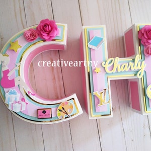 Personalized Letter Box for Treats, Letter Box for Chocolates ,8" X4 ...