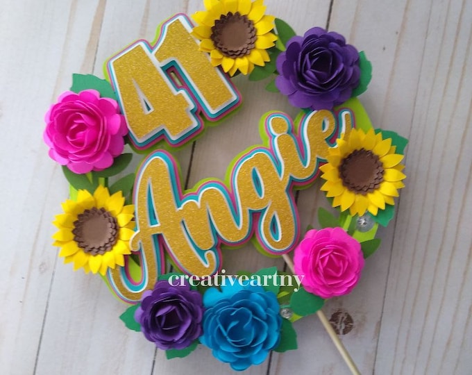 Mexican Fiesta Cake Topper,fiesta Cake Topper, Lights Cake Topper ...